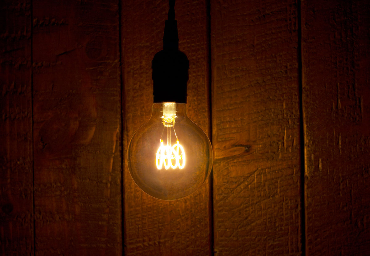 LED G25 2200K Vintage Spiral Filament Bulb – Tomalson
